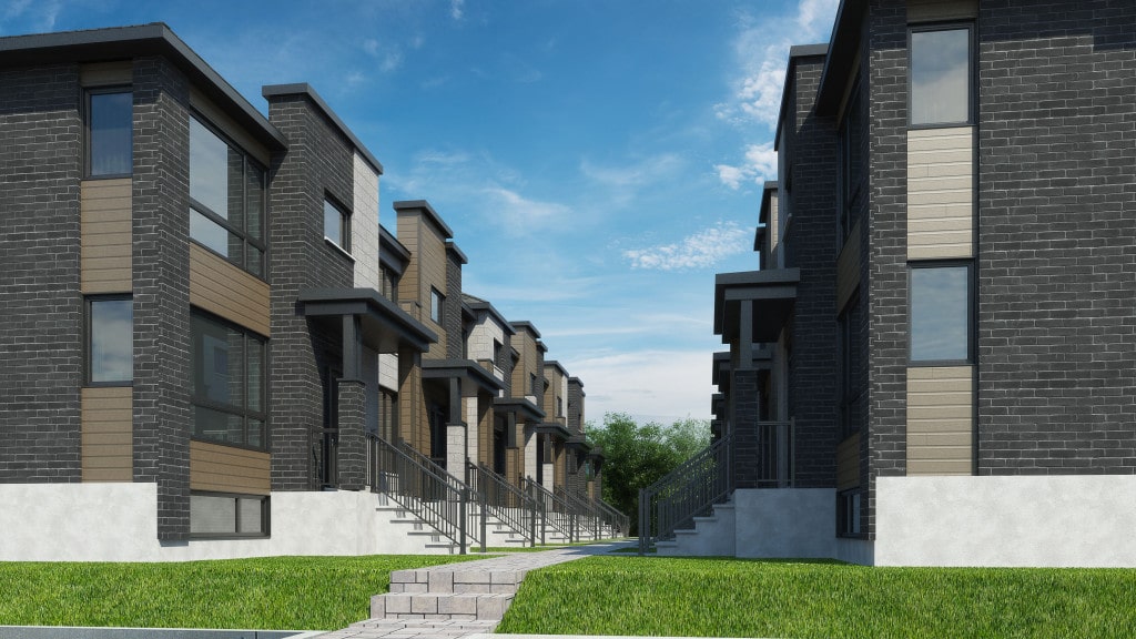 Construction de maisons de ville neuves | Les entreprises Réjean ...