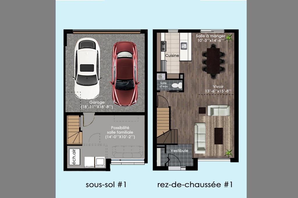 Construction de maisons de ville neuves | Les entreprises Réjean ...
