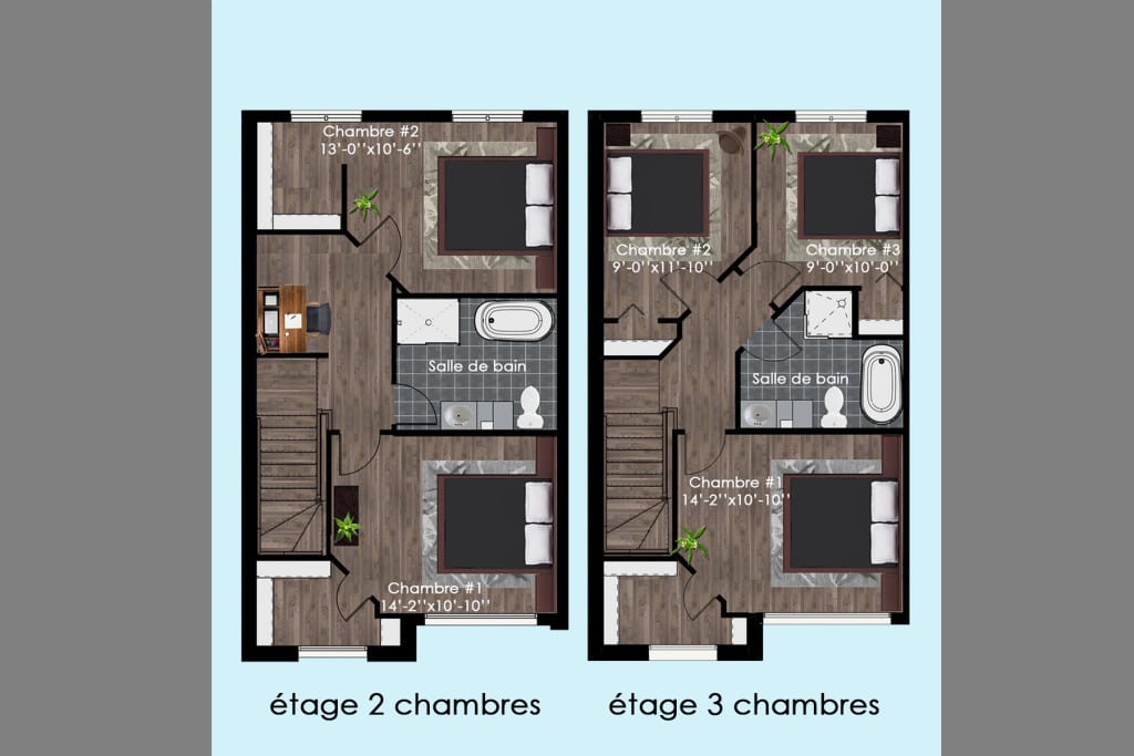 Construction de maisons de ville neuves | Les entreprises Réjean ...